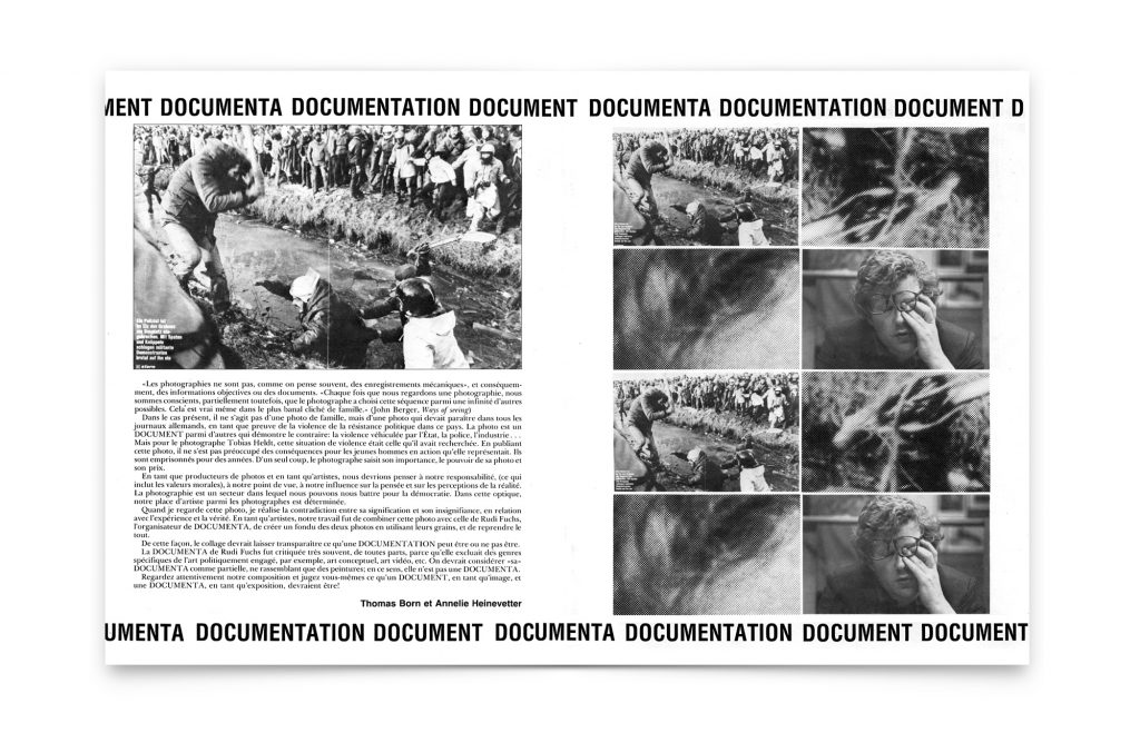 Politisch engagierte Kunst - DOCUMENTA 7 - born-heine